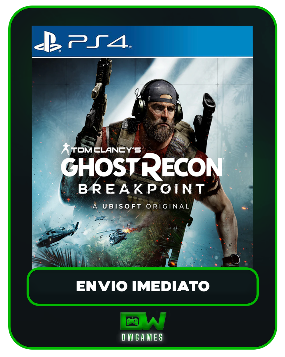 Ghost Recon Breakpoint - PS4 - Edição Padrão - Mídia Digital - Dw Games