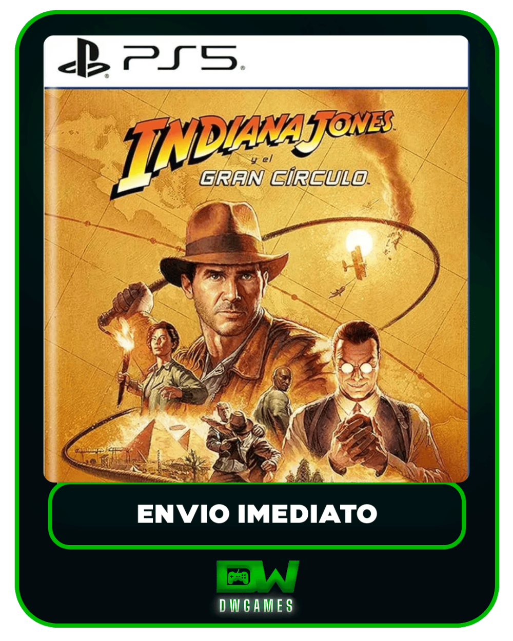 Indiana Jones e o Grande Círculo - PS5 - Indiana - Edição Padrão ...