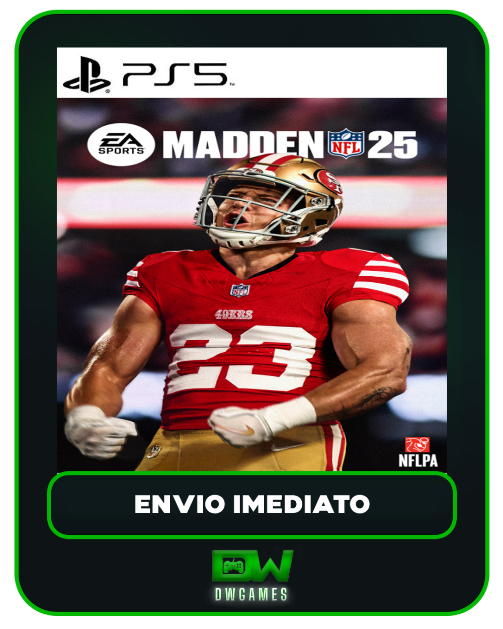 Madden NFL 25 - Edição Padrão - PS5 - Mídia Digital - Dw Games
