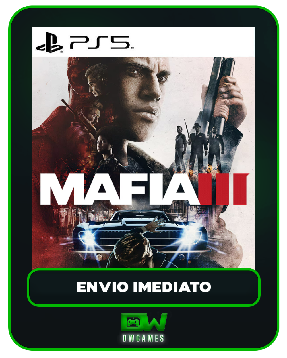Mafia III - PS5 - Edição Padrão - Mídia Digital - Dw Games