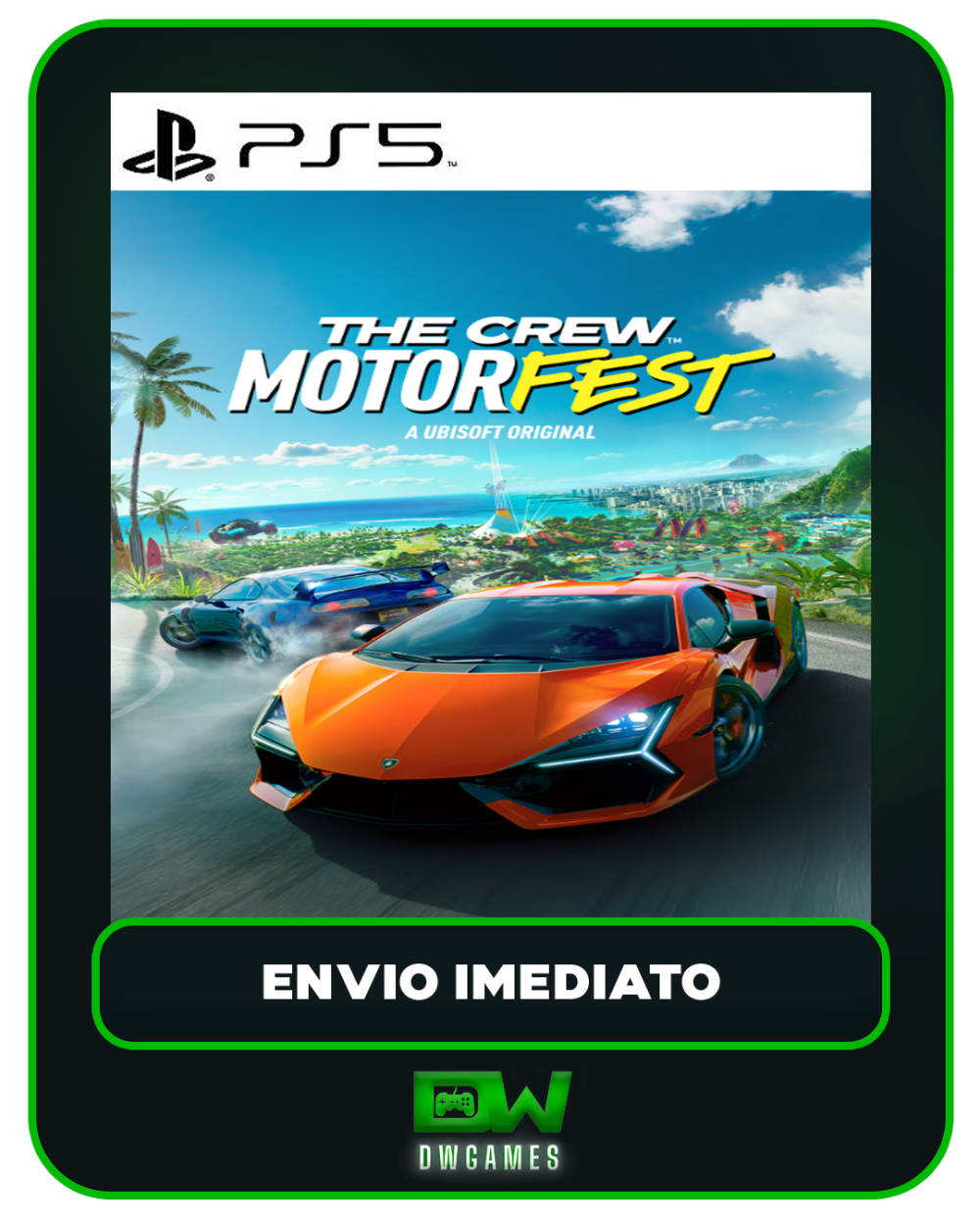 The Crew Motorfest - Edição Padrão - PS5 - Mídia Digital - Dw Games