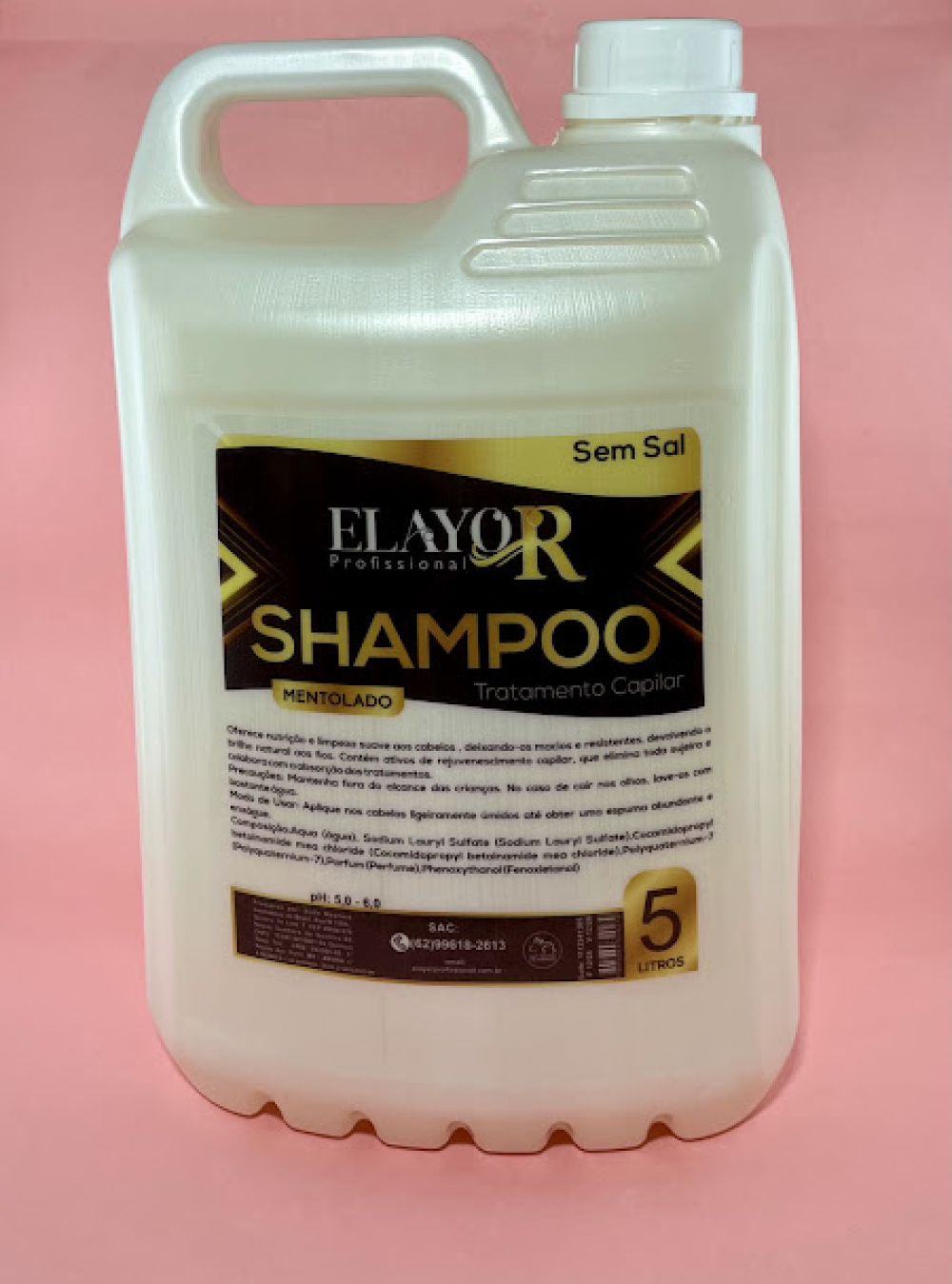SHAMPOO 5L - Elayor Profissional