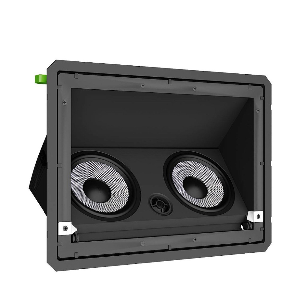 Caixa Acústica Central Angulada de Embutir LOUD LHT100 BL - ELETROHALEN