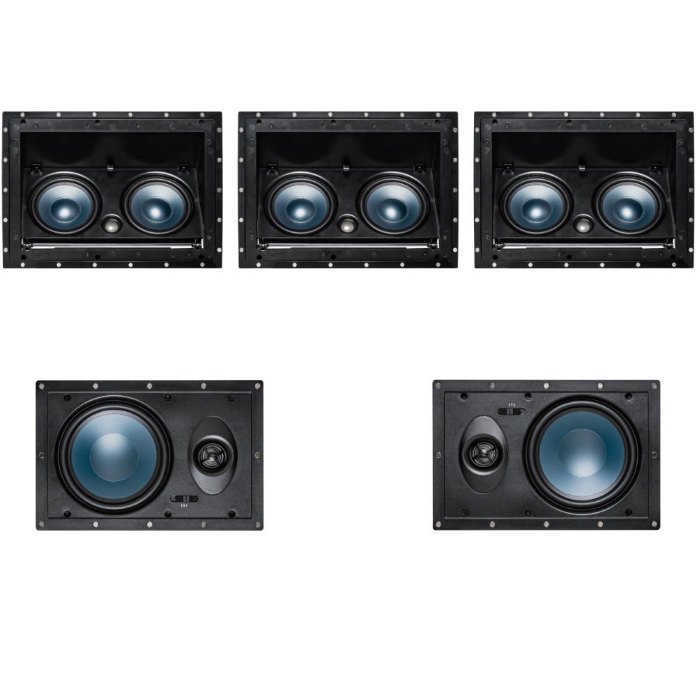 Kit Home Theater 5.0 AAT 3x LCRA100 + 2x LRE100 - ELETROHALEN