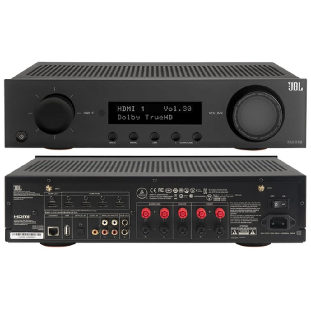 Receiver 5.2 canais 8K JBL MA510 WiFi e Bluetooth BIVOLT - ELETROHALEN