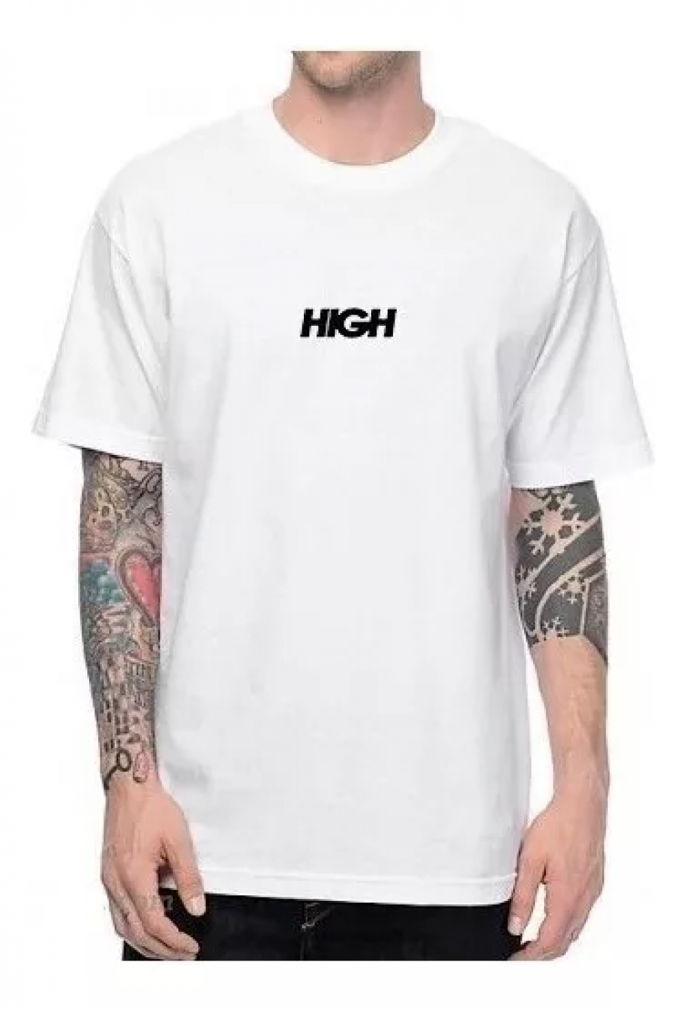 Camiseta Skatista High Branca - MARINHO STORE LTDA