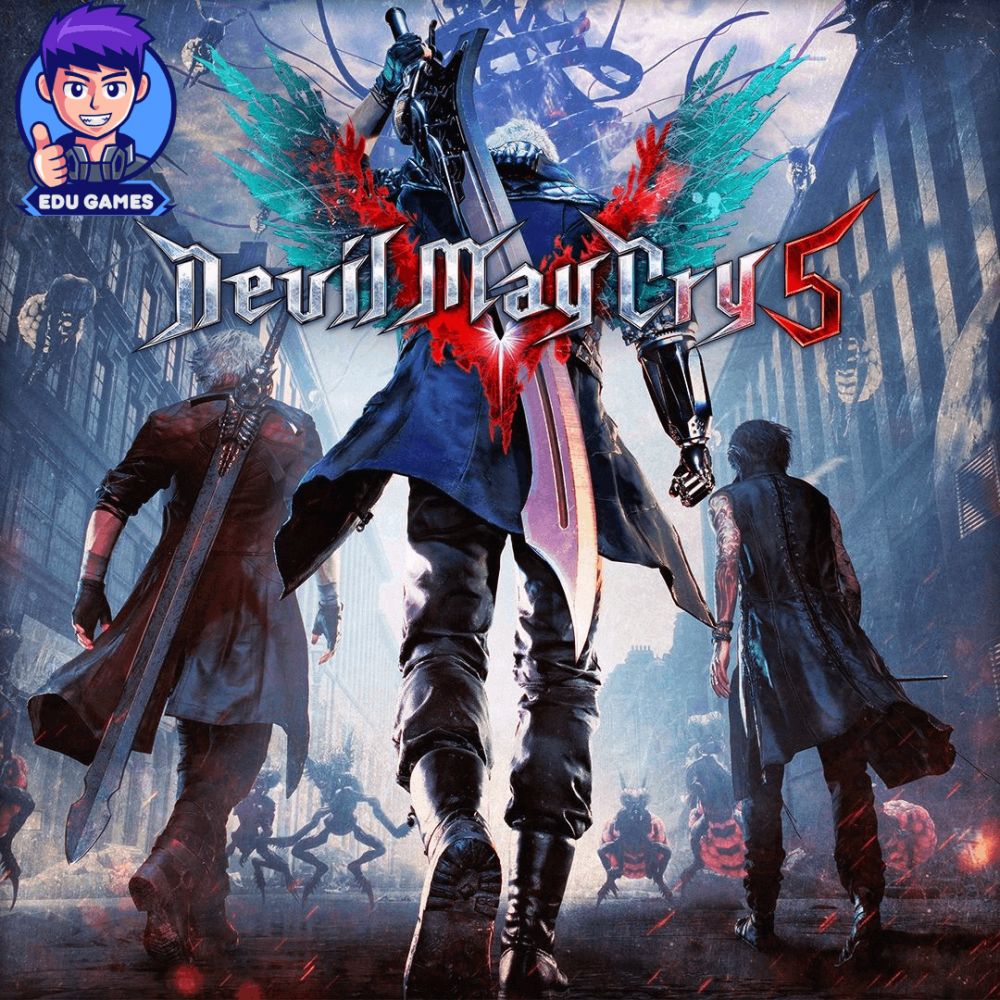 Devil May Cry 5 Deluxe + Vergil PC Steam Offline - Edu Games