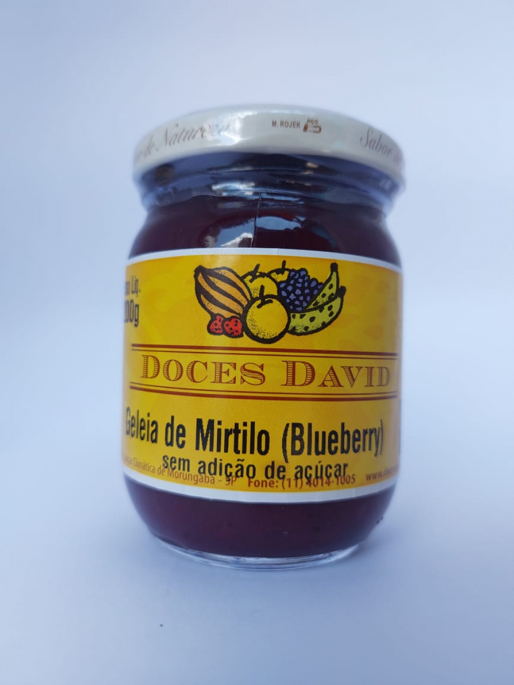 Geleia de Mirtilo (Blueberry) Zero - Empório Prático e Pronto