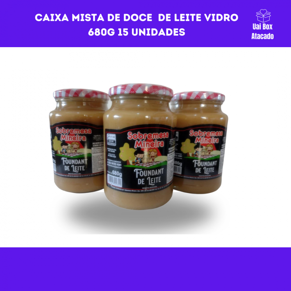 doces de leite para revender - doce de leite atacado - Uai Box Atacado