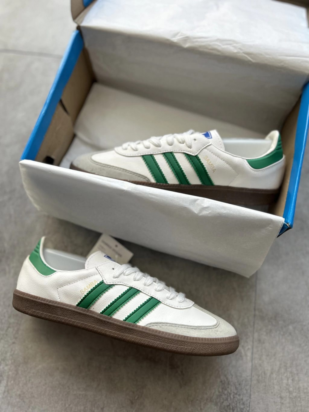 Tênis Adidas Samba Ivory Collegiate Green - Design Retrô e Versati ...