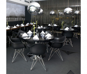 Cadeira Warren Platner - Preta - Essência Móveis de Design