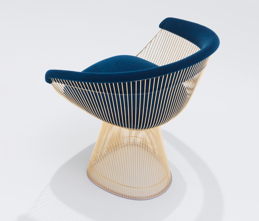 Cadeira Warren Platner - Dourada - Essência Móveis de Design