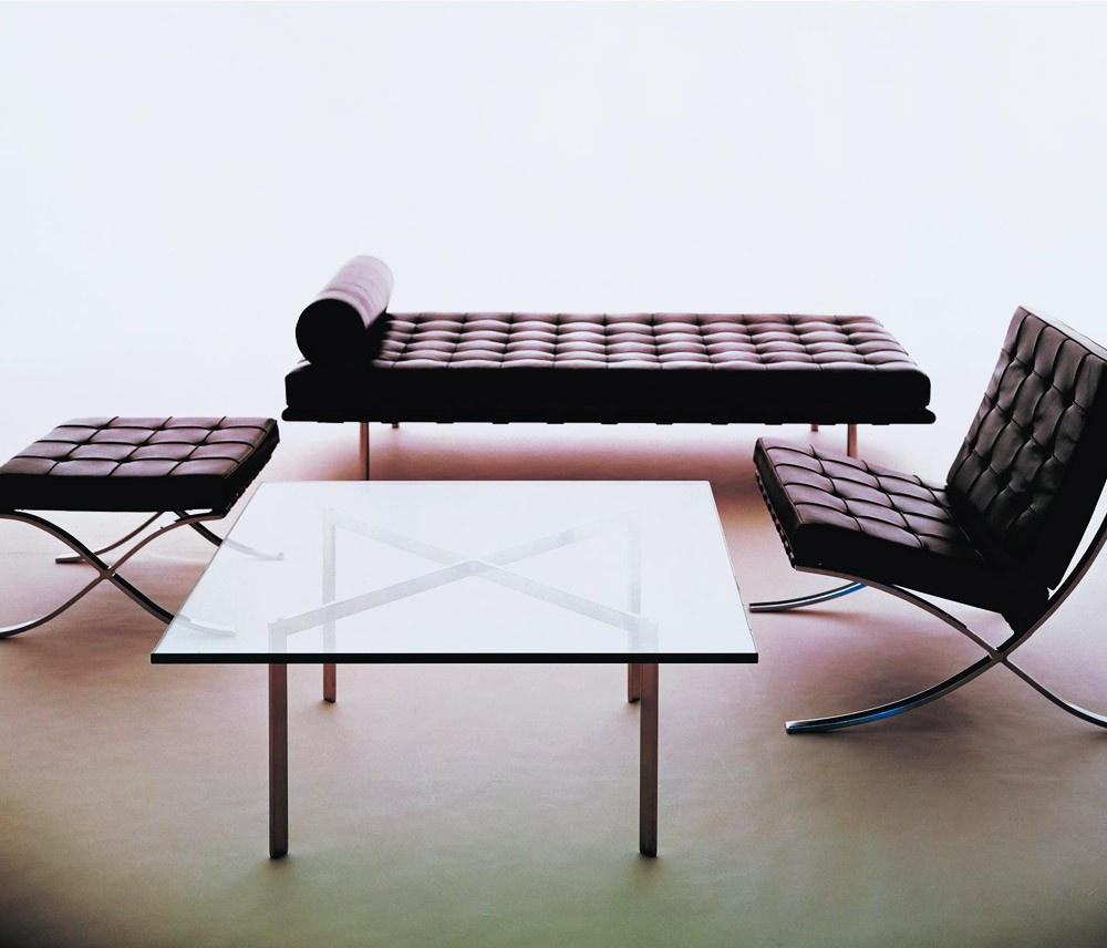 Mesa Barcelona de Centro - Inox - Essência Móveis de Design