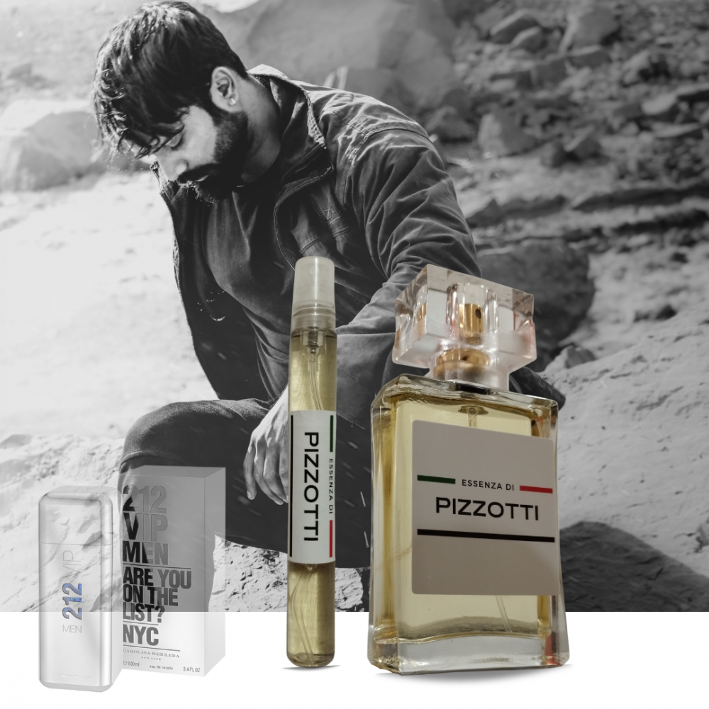 Perfume Masculino Artesanal Inspirado no 212 VIP Men - Essenza Di Pizzotti