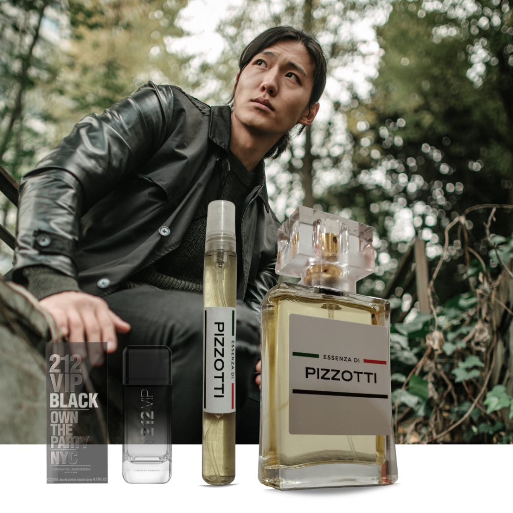 Perfume Masculino Artesanal Inspirado no 212 VIP Black - Essenza Di ...
