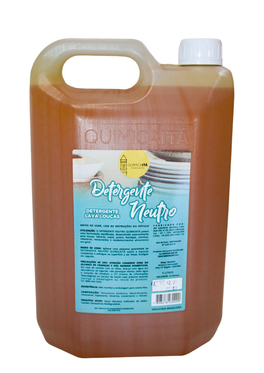 Detergente Neutro Lava Louça - 5 L - Mister Clean MD