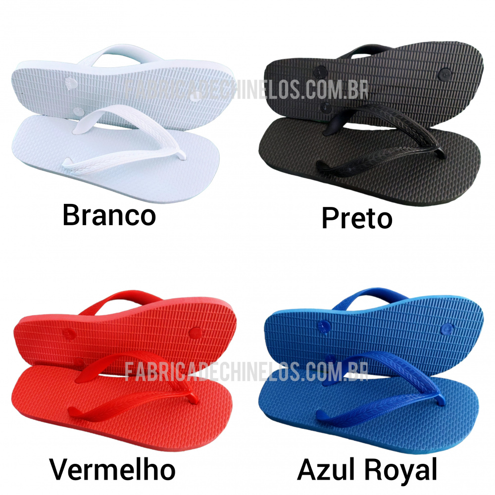 100 pares chinelo sandália Masculino Top Tradicional Cores Sortidas - Fabrica de chinelos Atacado