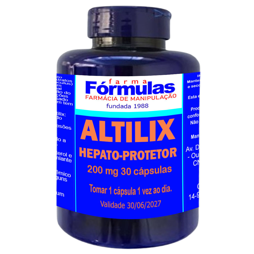 ALTILIX 200 MG COM 30 CÁPSULAS - FARMA FÓRMULAS