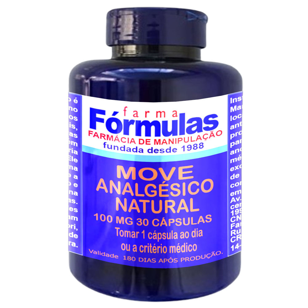 MOVE 100 MG COM 30 CÁPSULAS - FARMA FÓRMULAS