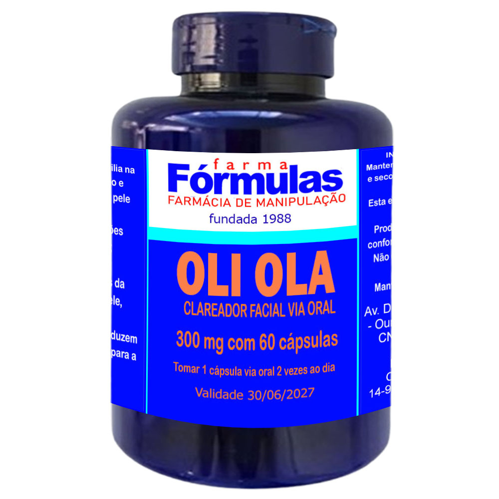 OLI OLA 300 MG COM 60 CÁPSULAS - FARMA FÓRMULAS