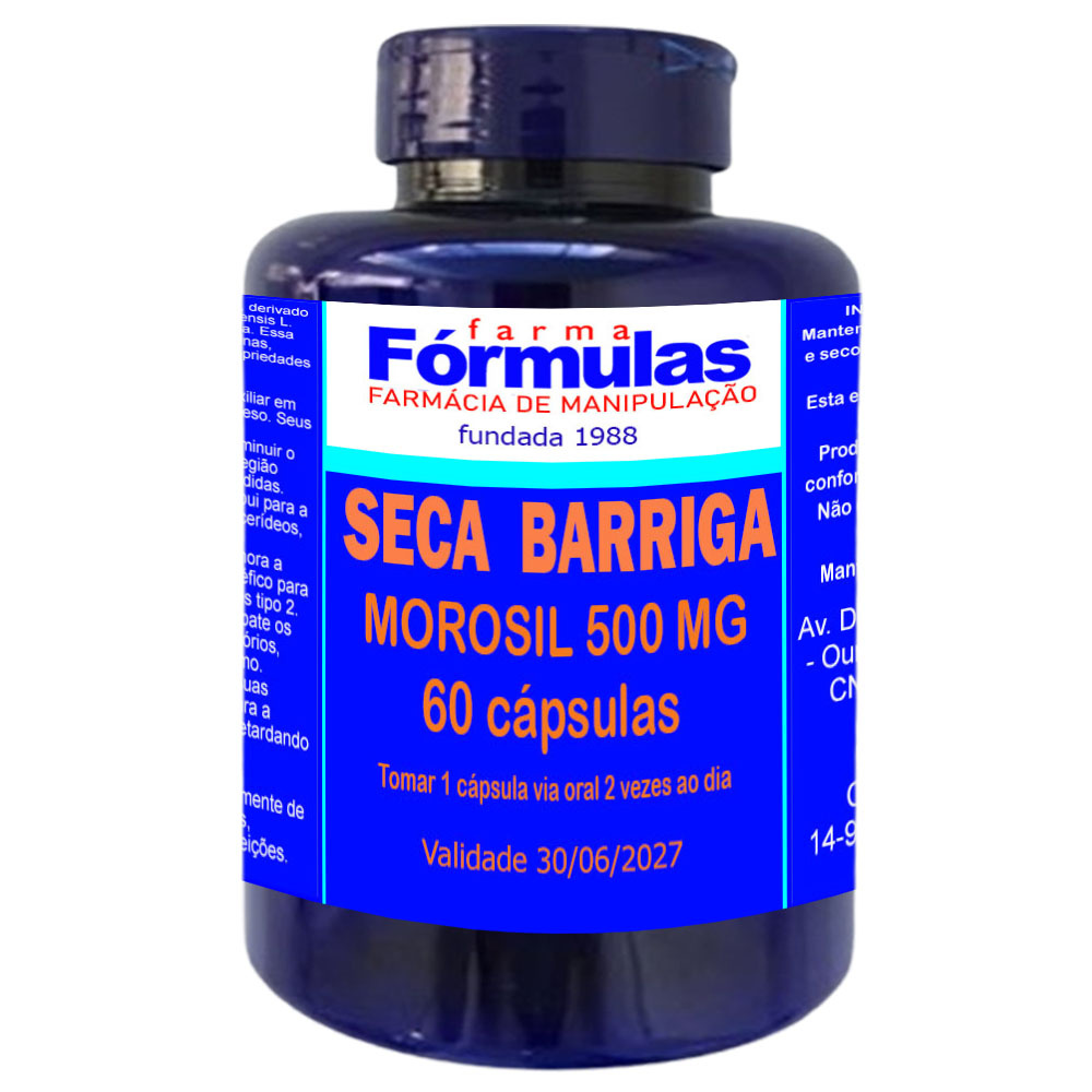 MOROSIL 500 MG COM 60 CÁPSULAS - FARMA FÓRMULAS