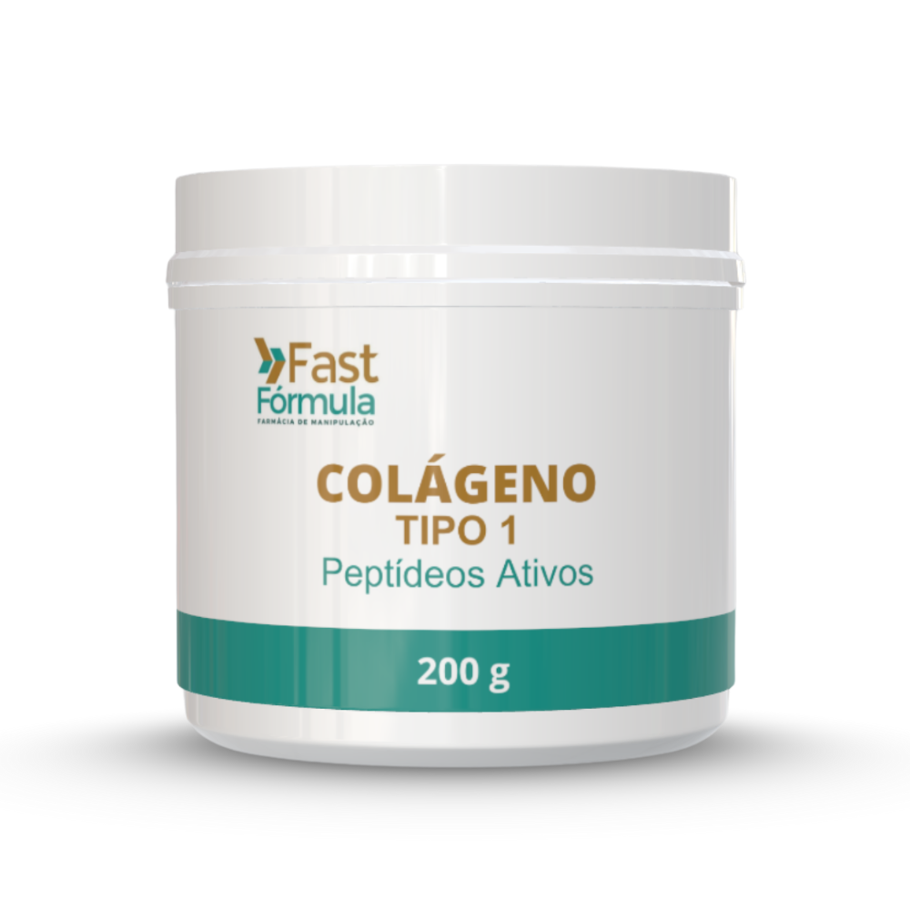 Colágeno Tipo 1 em pó com Peptídeos Ativos, Pronta Entrega! - Fast Fórmula