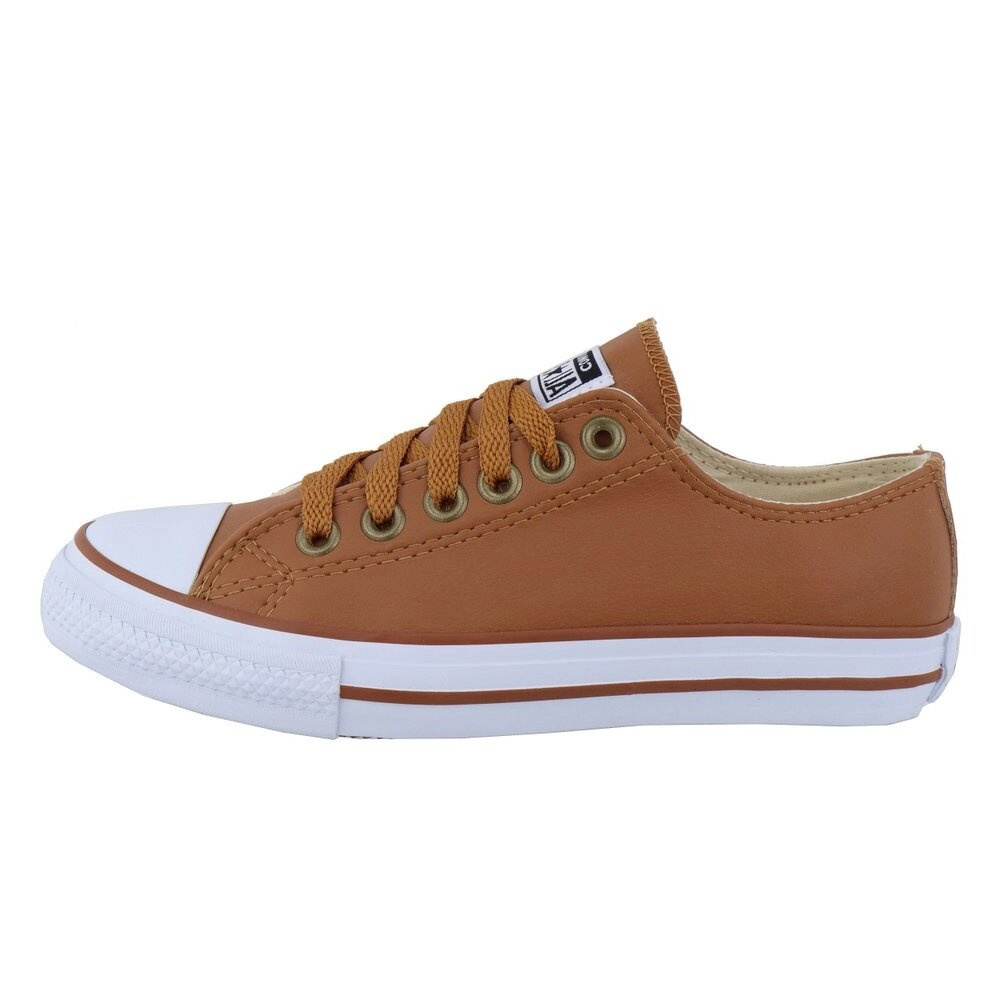 Converse Chuck Taylor All Star Caramelo/Branco Courino - GhostStreet