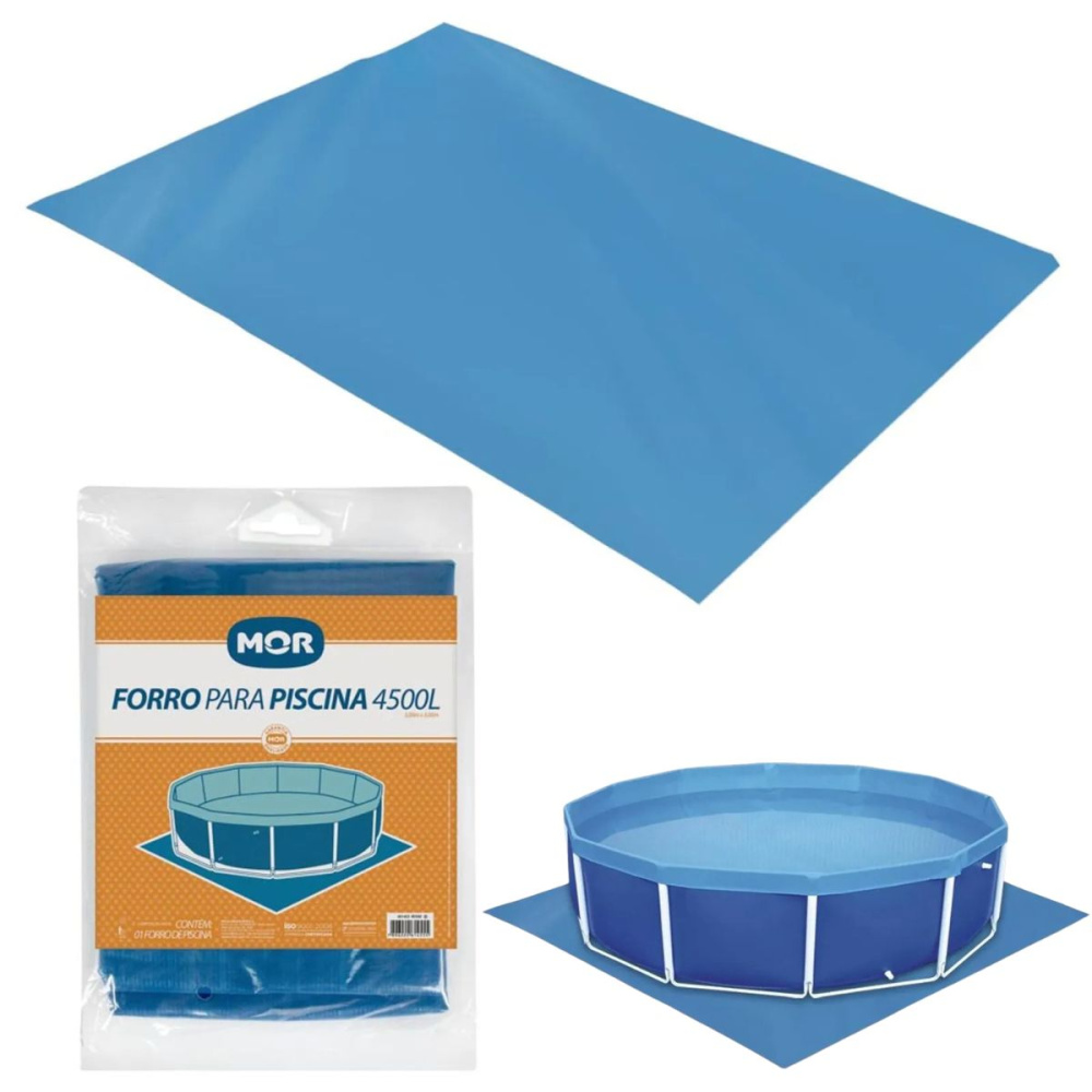 Forro para Piscina Circular 4500L Mor 3x3m Proteção Fundo - FV COMERCIO ...
