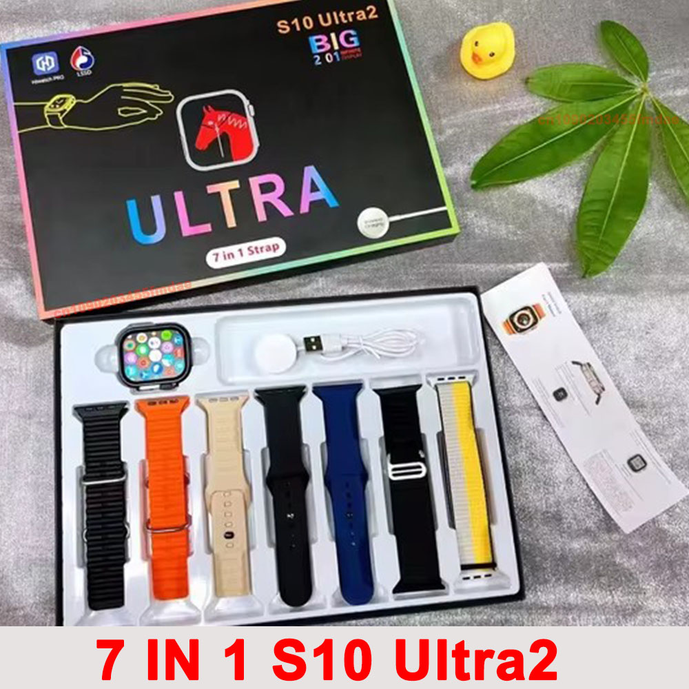 SmartWatch S10 Ultra 2 Series 9, (7 Pulseiras) - Fine Stores