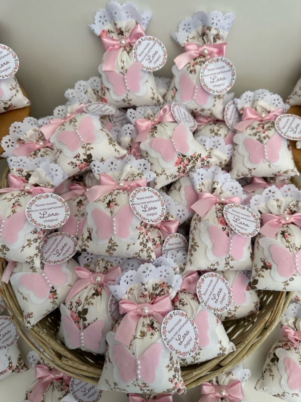 Sachês Perfumados para lembrancinhas - Fiola Ateliê