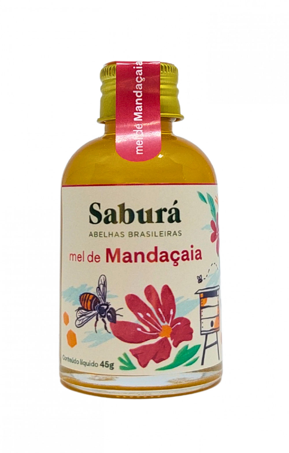 Mel de mandaçaia 45g abelha nativa sem ferrão (Melipona quadrifasciata ... Mel de mandaçaia 45g abelha nativa sem ferrão (Melipona quadrifasciata ...
