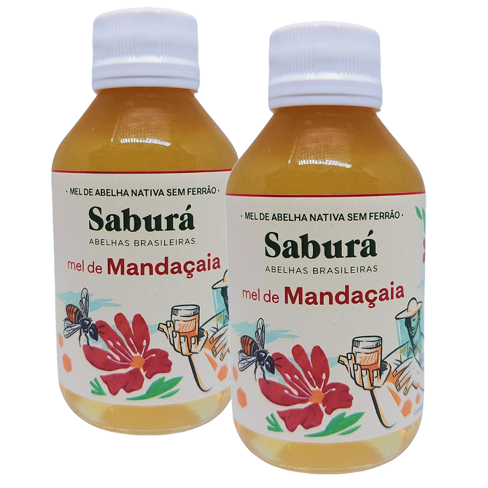 PROMO PROGRESSIVA | 2 méis de mandaçaia 150g (Melipona quadrifasciata ...