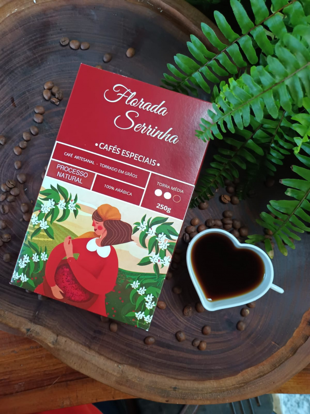 4 Cafés Especiais Naturais -250g - Florada Serrinha - Cafés Especiais