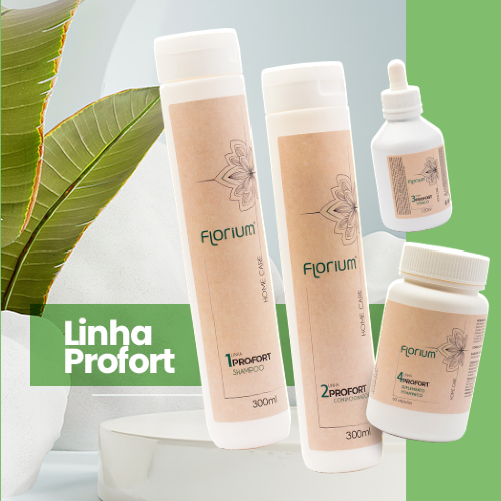 Kit Profort Antiqueda e Fortalecimento Capilar - Florium