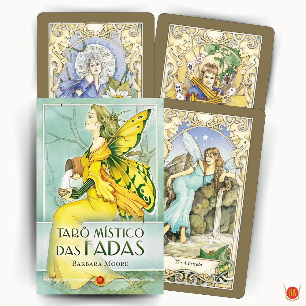 Tarô Místico das Fadas por Barbara Moore da Editora Isis - Folhas de Luz