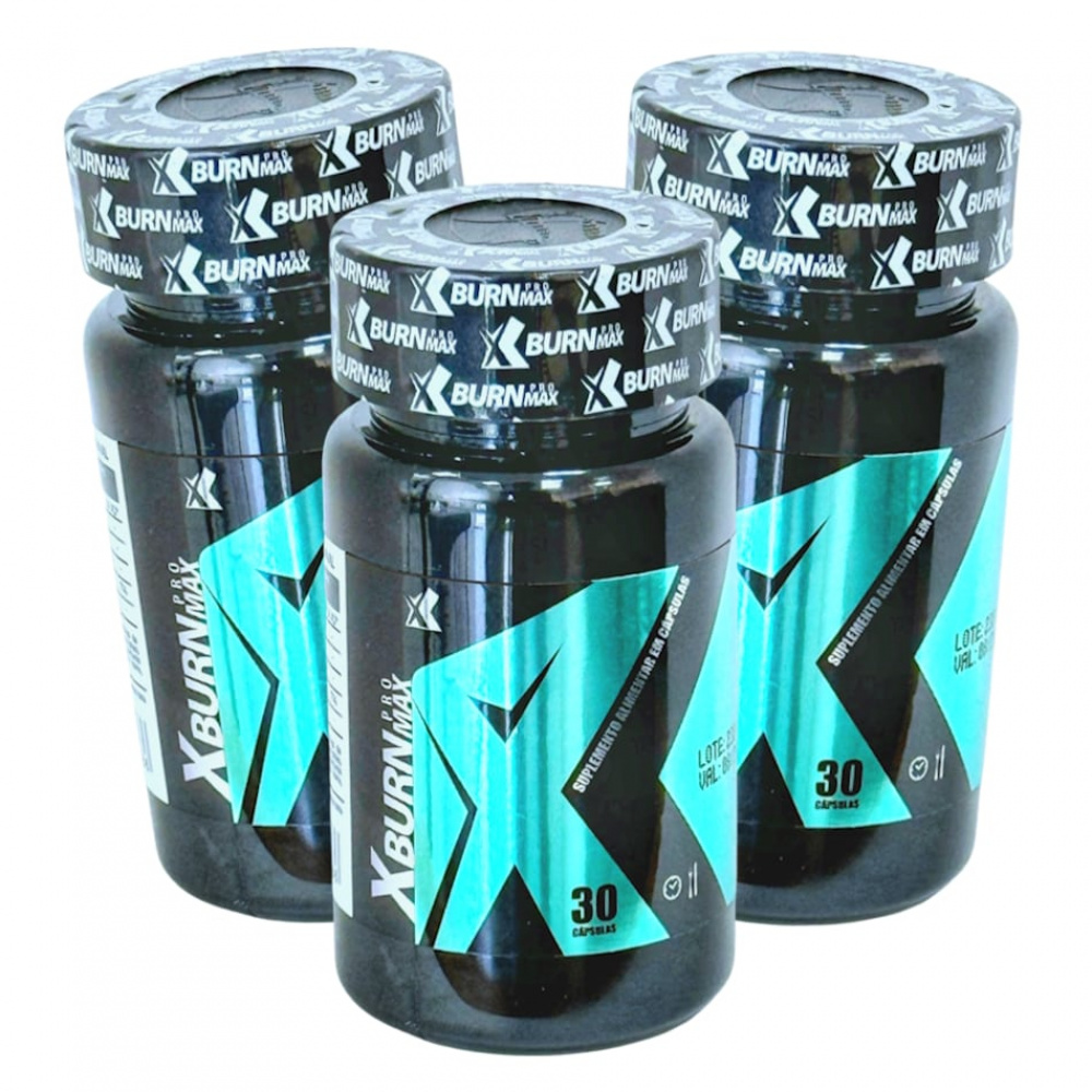 XBurn Pro Max Original kit 3 unidades - Forfarma