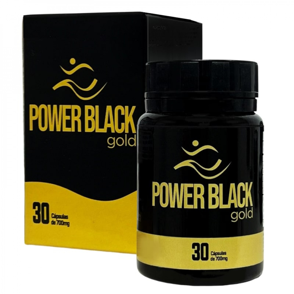 Power Black Gold 30 cáps - Fórmula Max