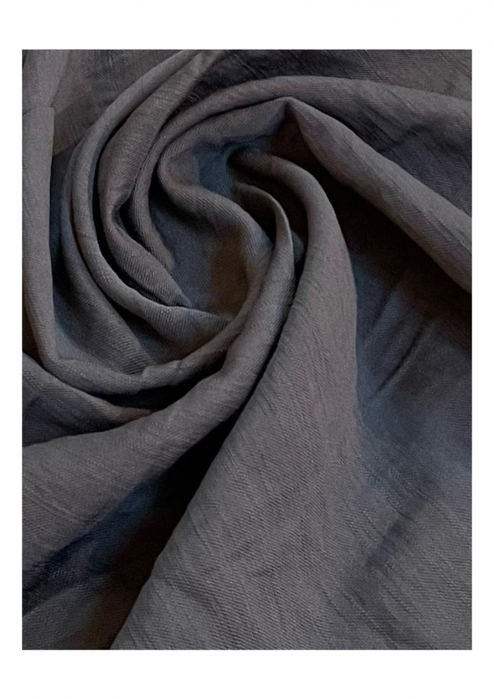 TECIDO PLANO CREPE SENSORIALE SLUB - CINZA - 1,50M DE LARGURA COM 5 ME ...