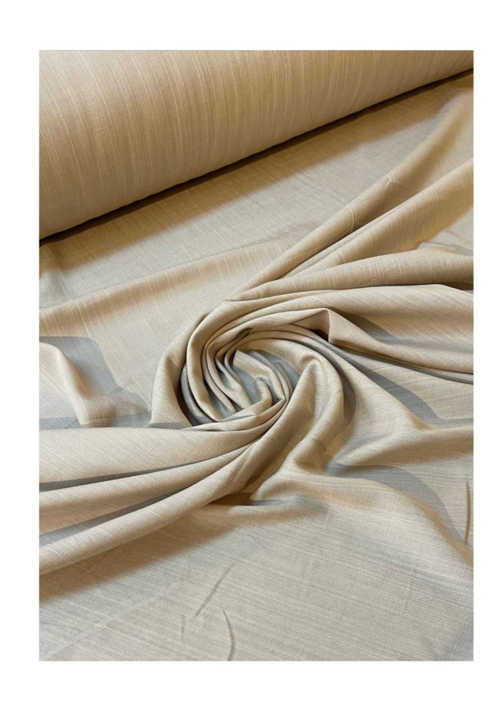 TECIDO PLANO VISCOLINHO LISO - BEGE - 1,50M DE LARGURA COM 5 METROS ...