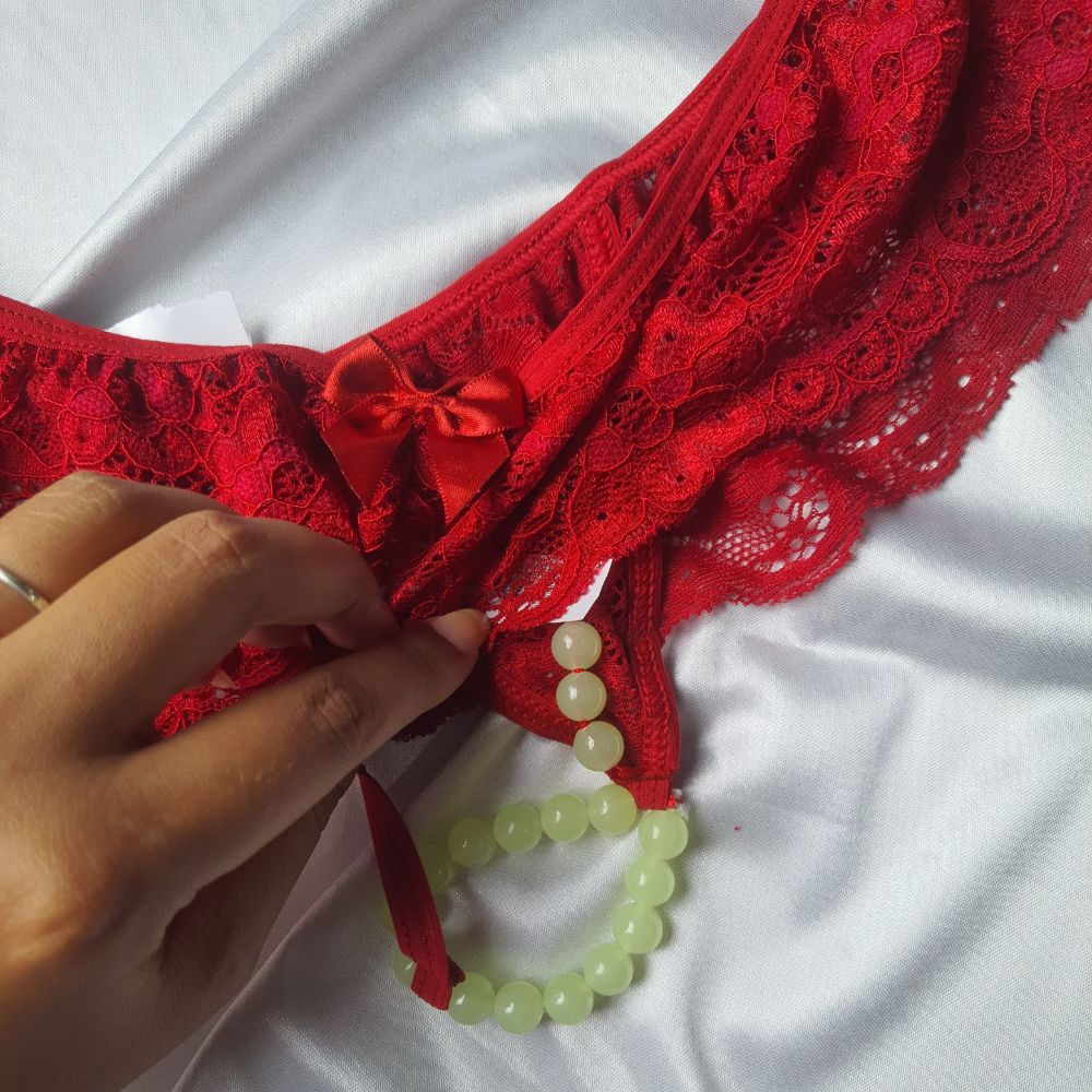 Calcinha Tailandesa Tallyta Vermelha Garota Malvada Moda Intima