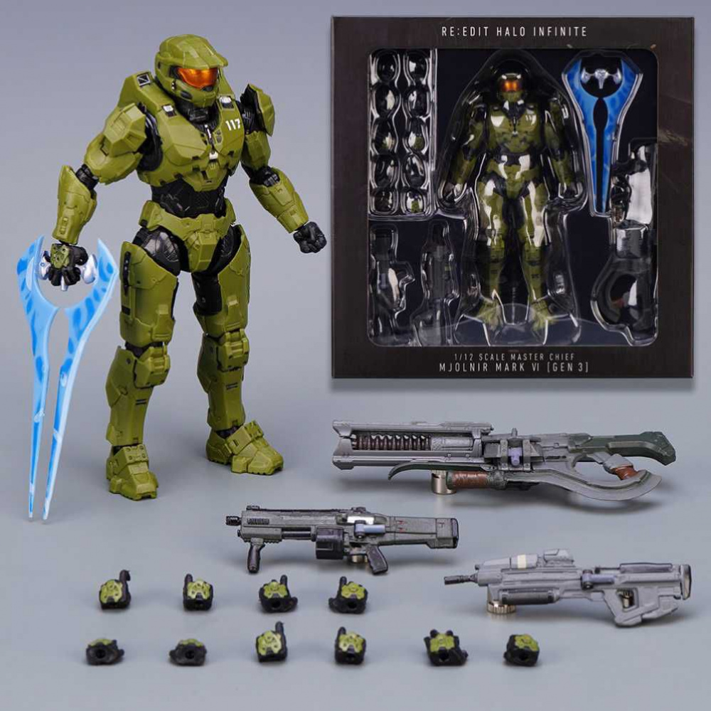 Action Figure Master Chief Halo Infinite - Edição Re:Edit 1/12 - Geek ...