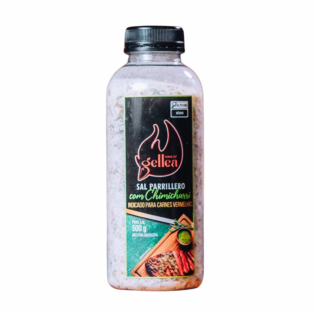 Sal Parrillero com Chimichurri - KING OF GELLEA