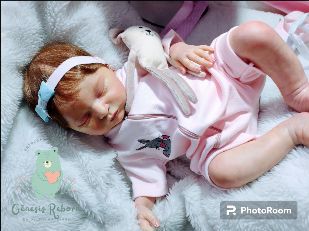bebe reborn kit laura corpo de tecido - Genesis Reborn
