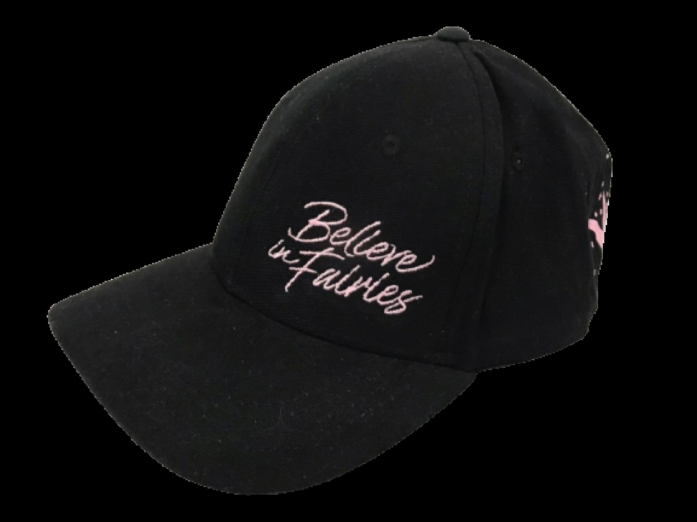 boné bone infantil fadas preto crianças ajustável - Gigakunai