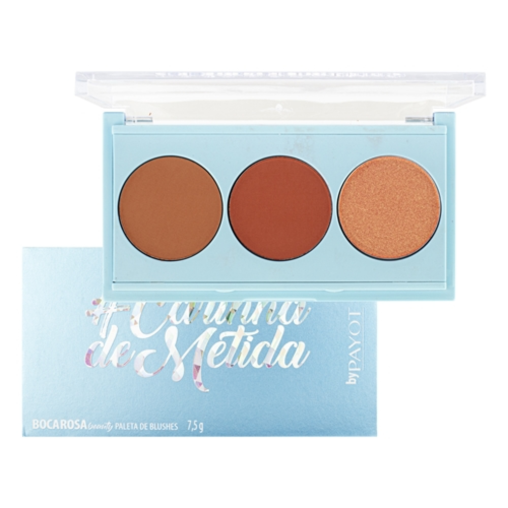 Paleta de blush carinha de metida boca rosa - Glamour make store