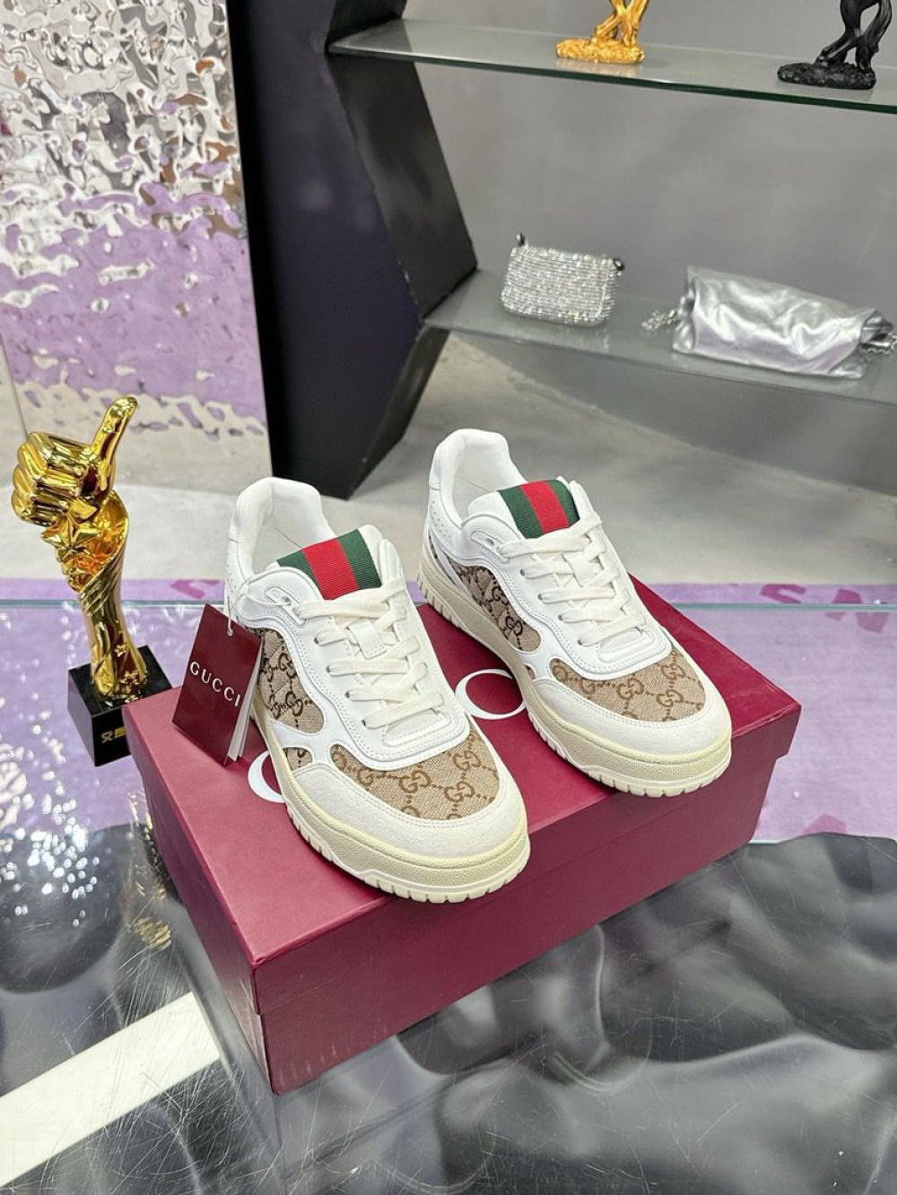 Tênis Gucci Re-Web sneaker - Glass Boutique