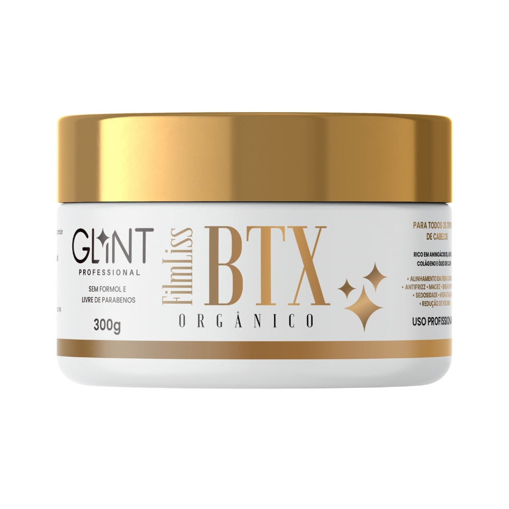 Btx Orgânico Filmliss 300g Glint Professional - Glint Professional