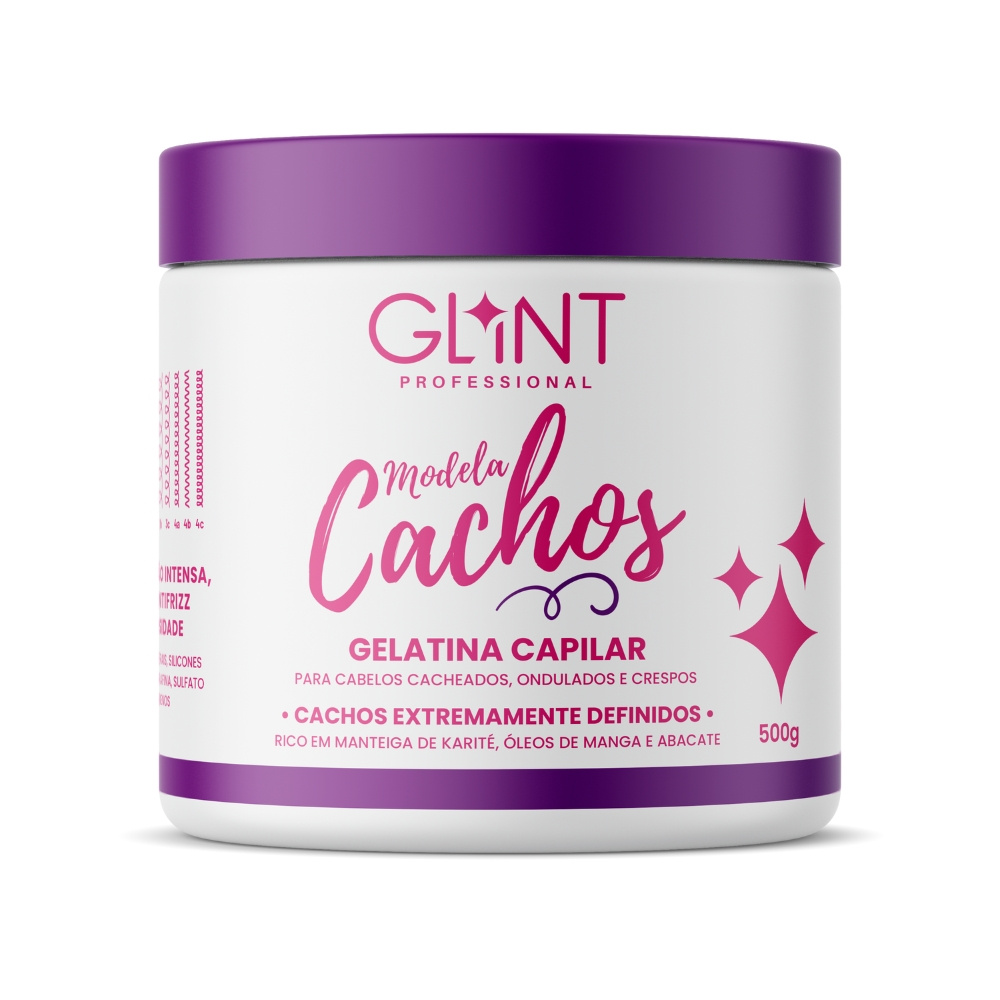 Gelatina Capilar Modela Cachos 500g Glint Professional - Glint Professional