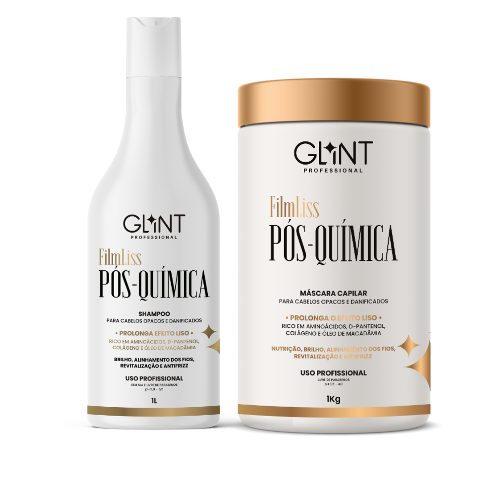 Kit Profissional Film Liss Pós Química Glint Professional - Glint ...
