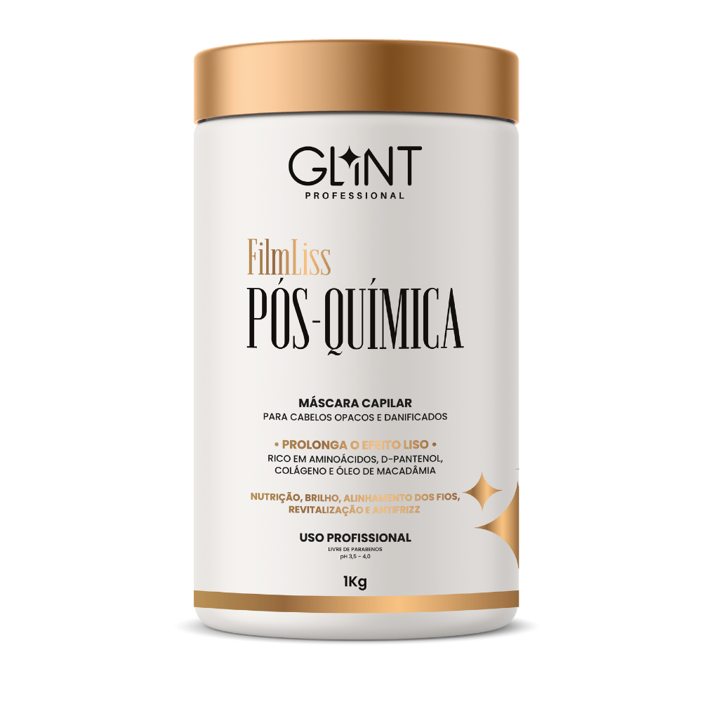 Máscara Pós Química FilmLiss 1Kg Glint Professional - Glint Professional